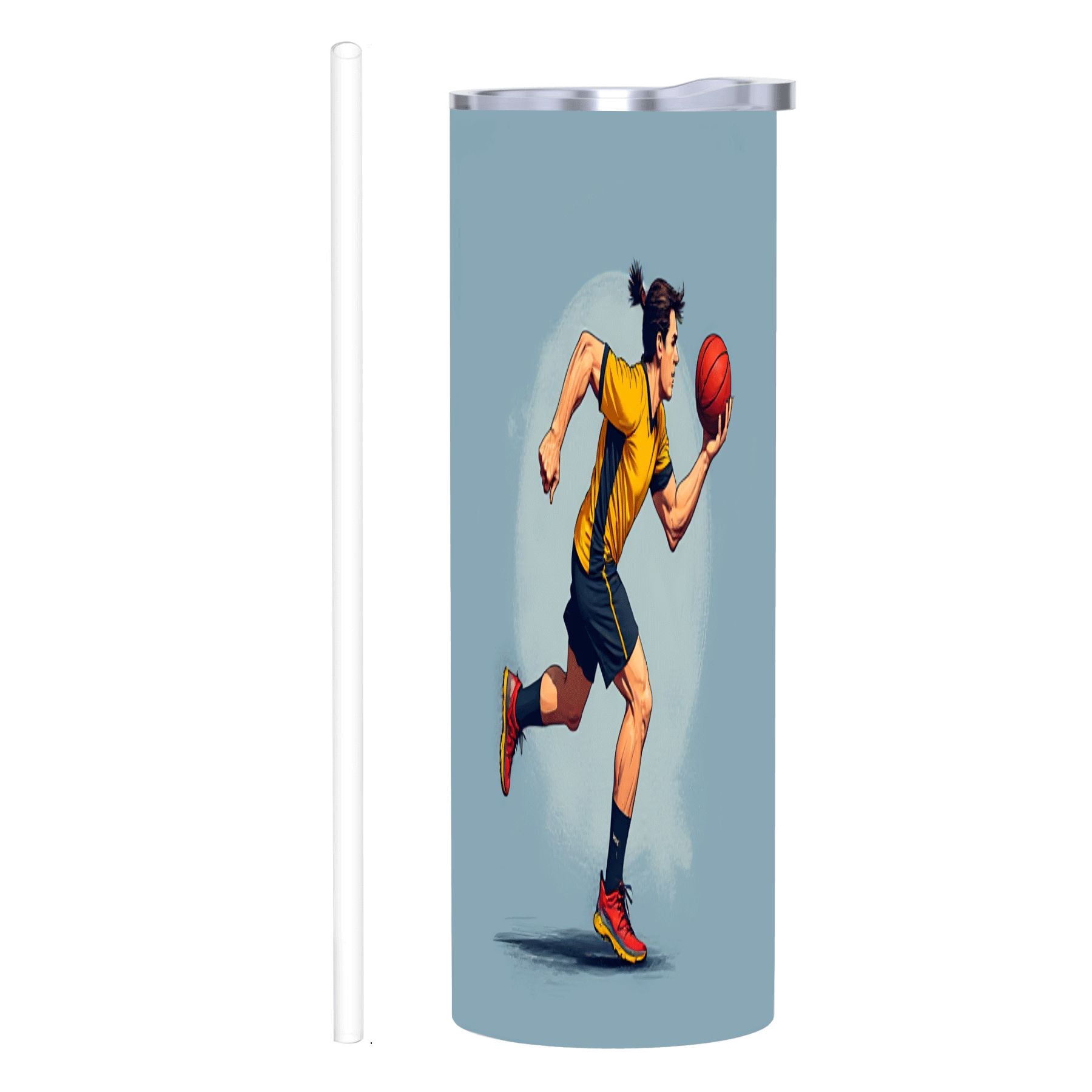20 oz Stainless Steel Insulated Tumbler - Vibrant Sports Design with ...