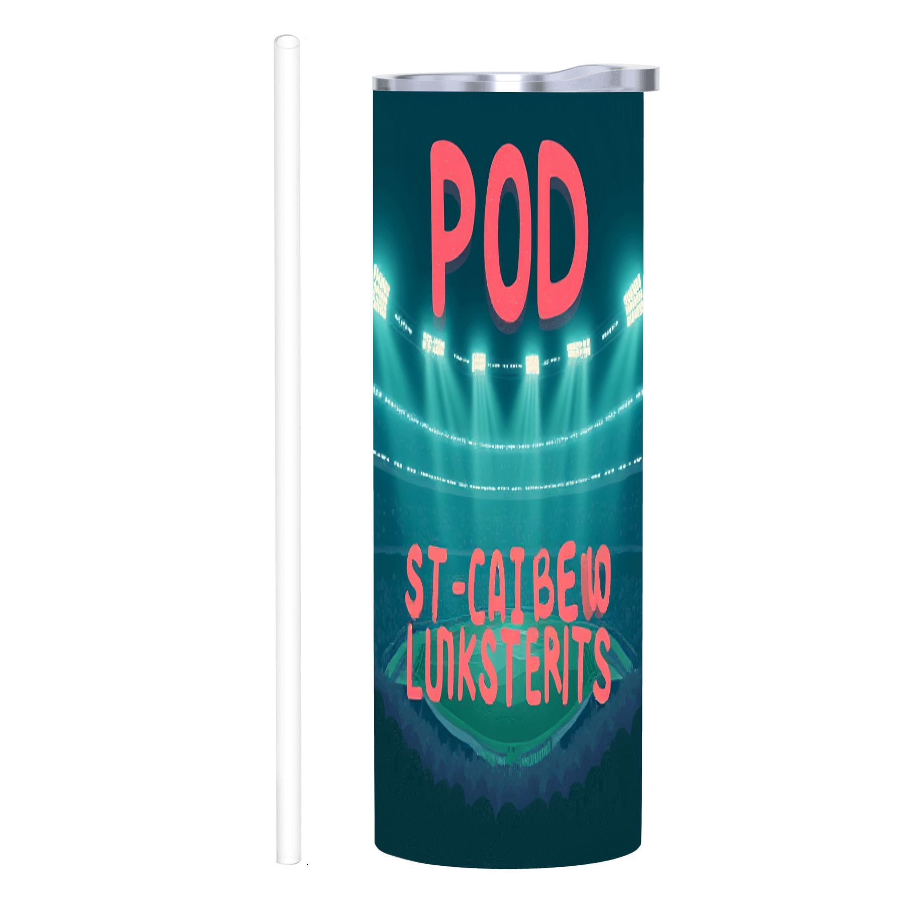 20 oz Stainless Steel Insulated Tumbler - Vibrant Stadium Design ' POD ...