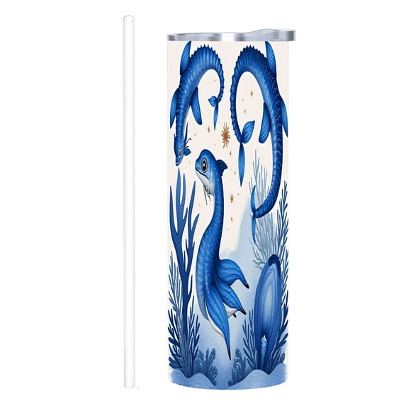 20 oz Stainless Steel Insulated Tumbler - Vibrant Underwater Creatures ...