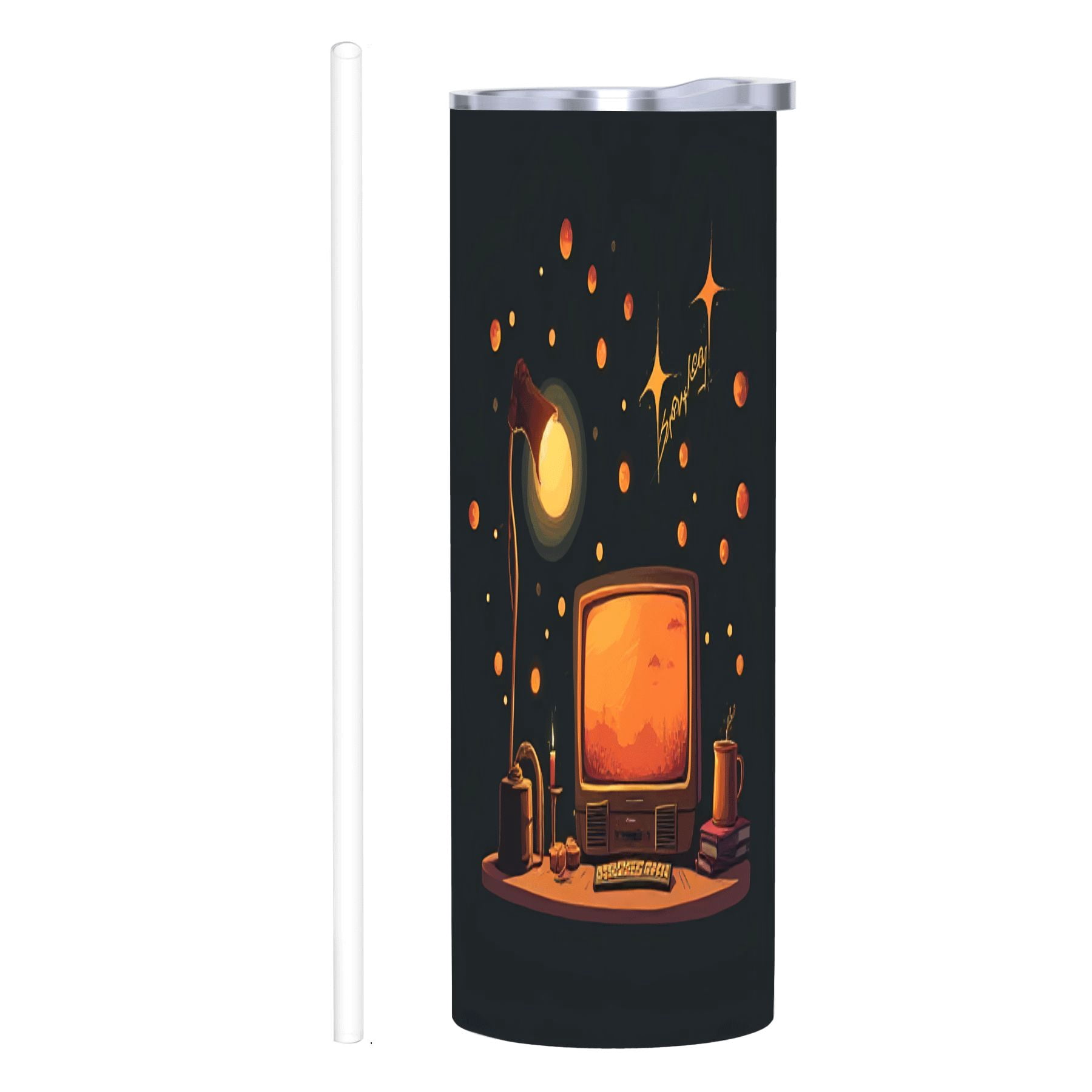 20 oz Stainless Steel Insulated Tumbler - Vintage Computer & Starry ...