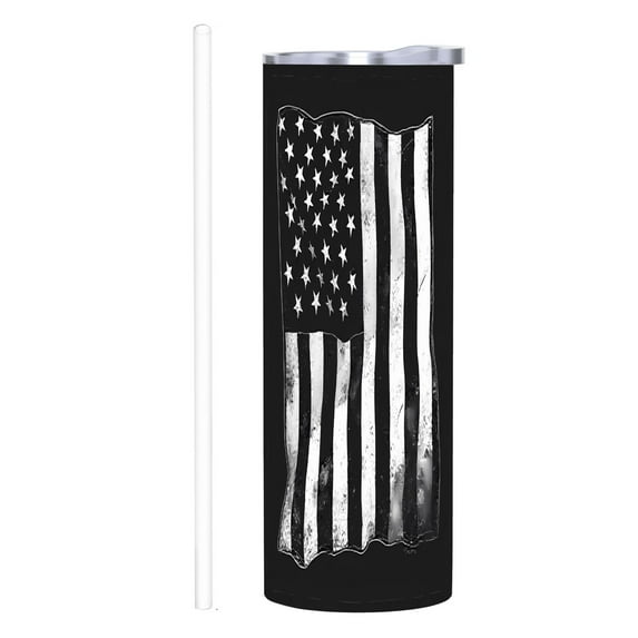 20 oz Stainless Steel Insulated Tumbler - Vintage Distressed American ...