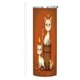 20 oz Stainless Steel Insulated Tumbler - Whimsical Cartoon Cats on ...
