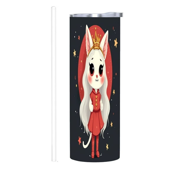 20 oz Stainless Steel Insulated Tumbler - Whimsical Cartoon Character ...