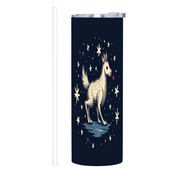 20 oz Stainless Steel Insulated Tumbler - Whimsical Design with Stars ...