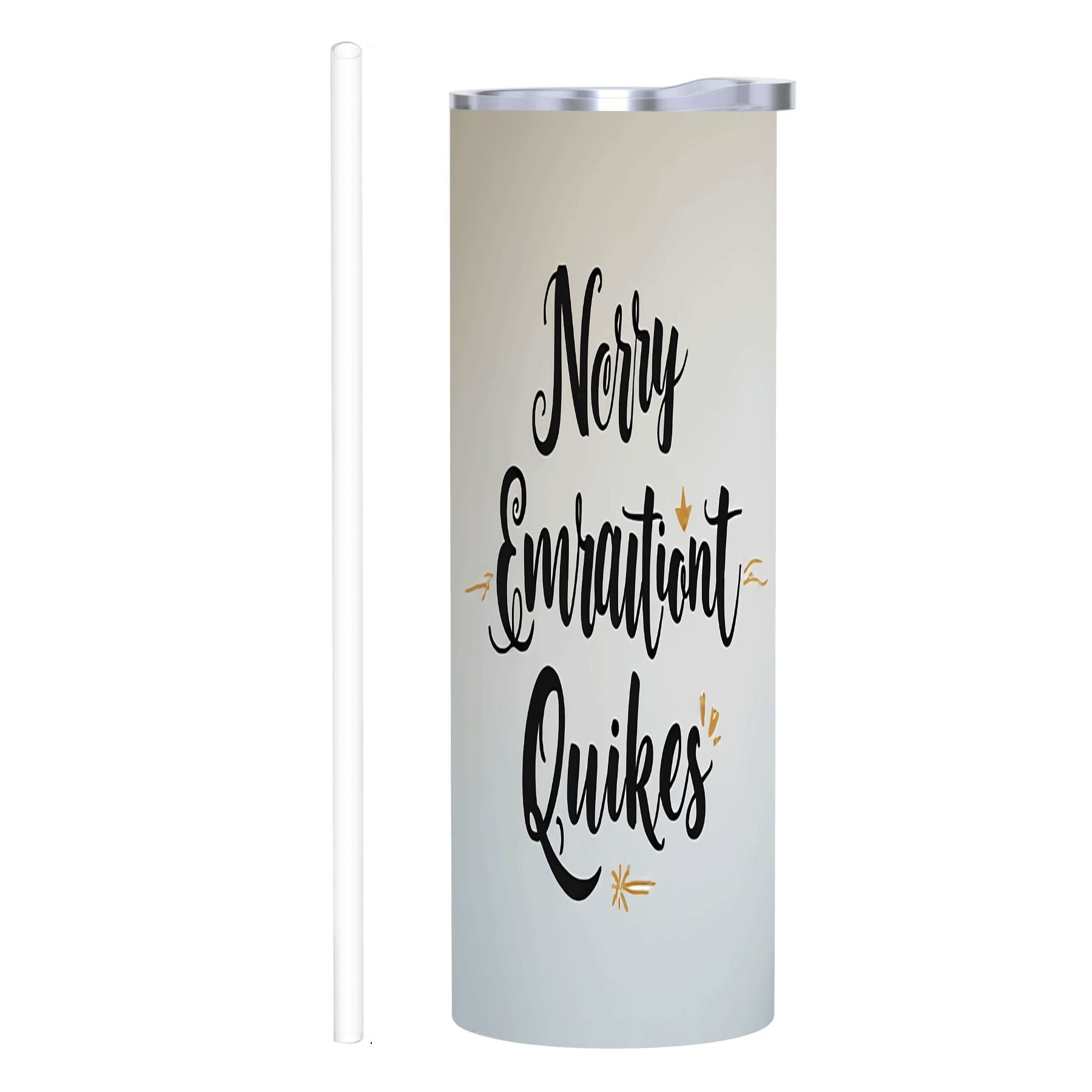 20 oz Stainless Steel Insulated Tumbler - Whimsical Gradient Design ...