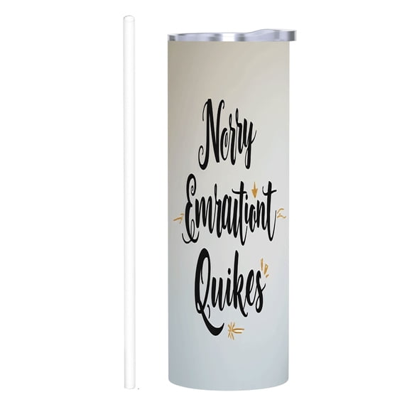 20 oz Stainless Steel Insulated Tumbler - Whimsical Gradient Design ...