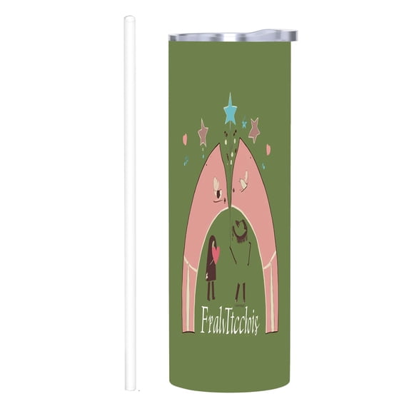 20 oz Stainless Steel Insulated Tumbler - Whimsical Pink Archways ...