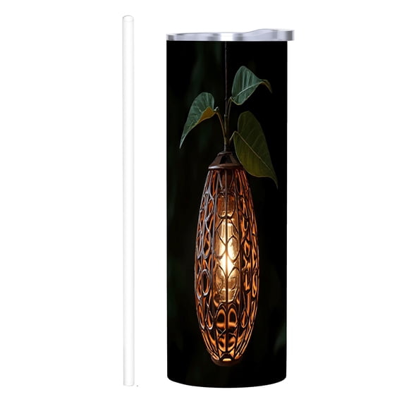 20 oz Stainless Steel Insulated Tumbler with Artistic Lantern Design ...