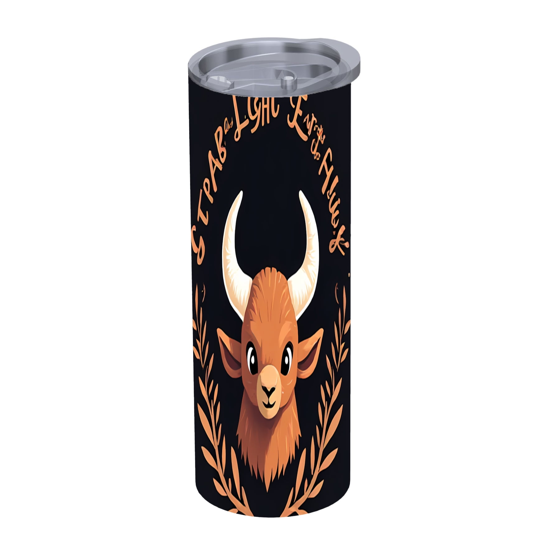 20 oz Stainless Steel Insulated Tumbler with Bison Design Laurel ...