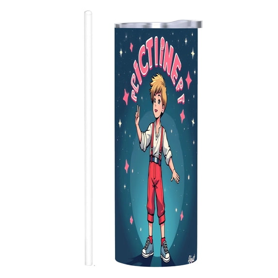 20 oz Stainless Steel Insulated Tumbler with Cartoon Character Design ...