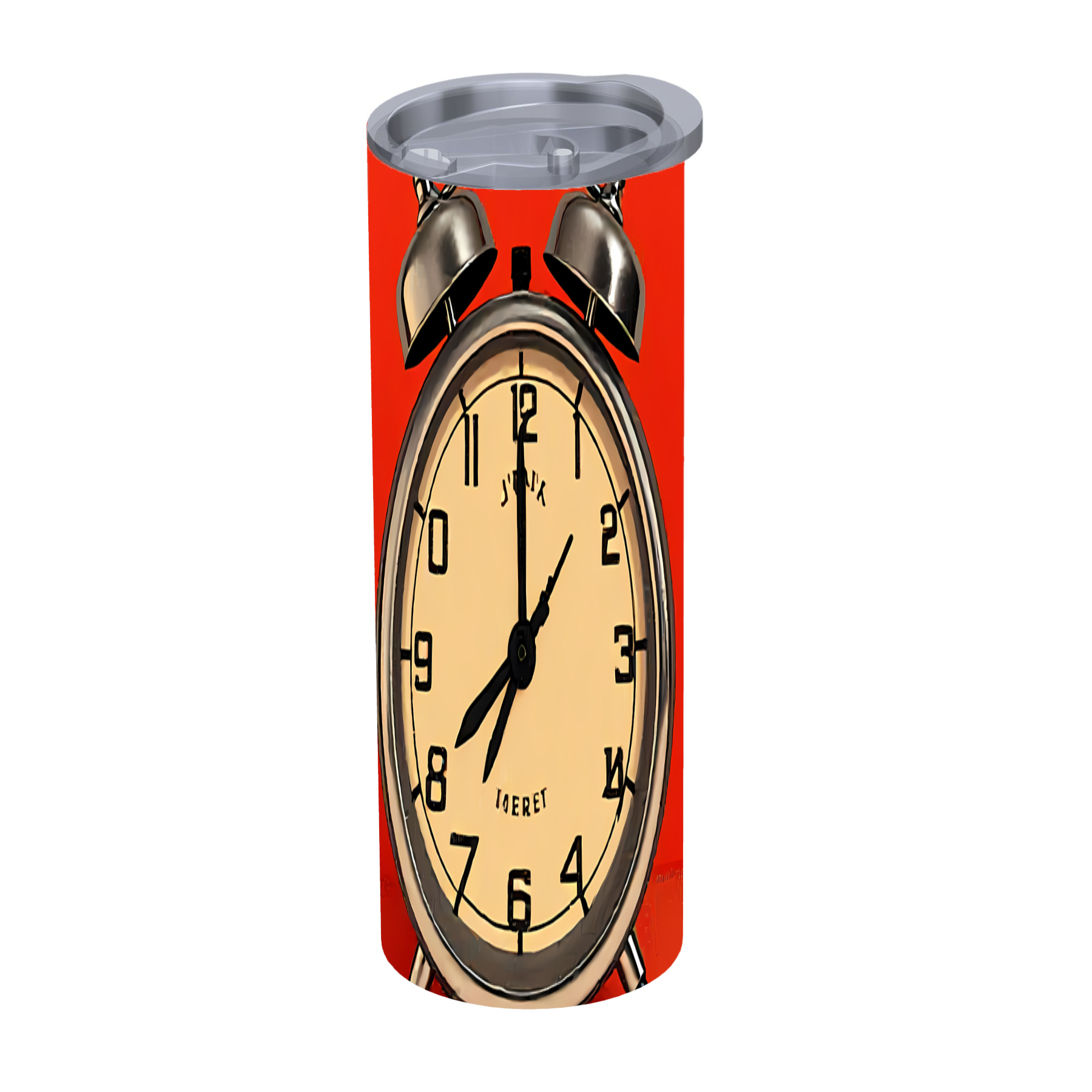 20 oz Stainless Steel Insulated Tumbler with Classic Alarm Clock Design ...