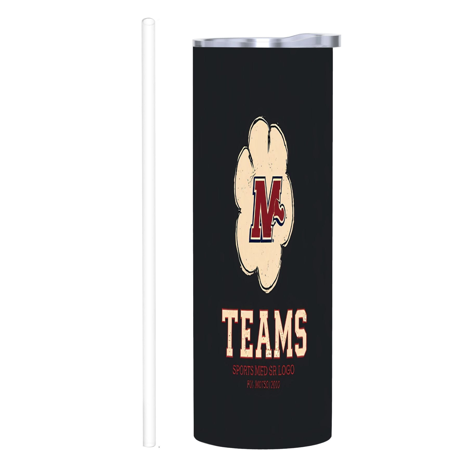 20 oz Stainless Steel Insulated Tumbler with Cloud ' M ' Bold ' TEAMS ...