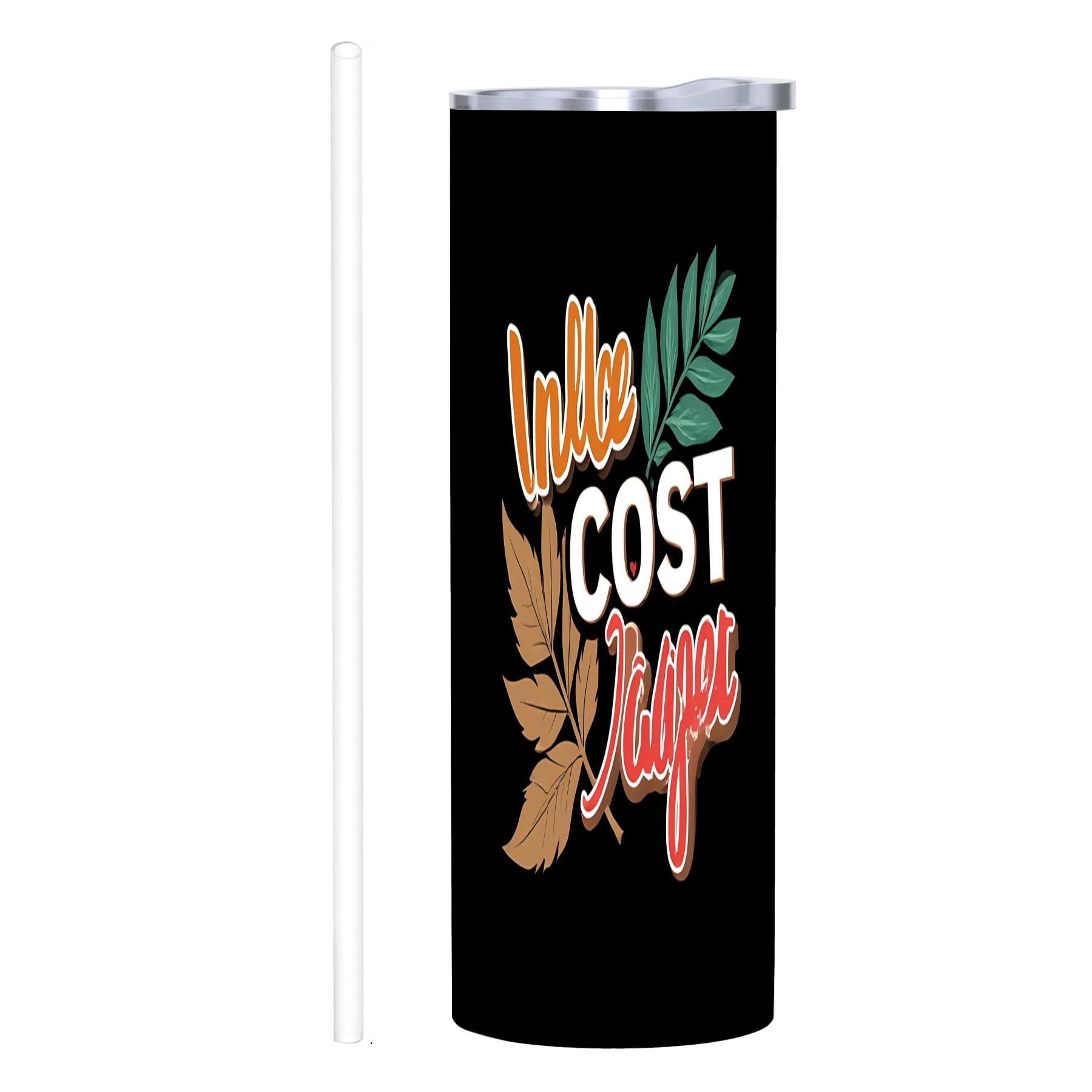 20 oz Stainless Steel Insulated Tumbler with Colorful ' Indie Cost ...