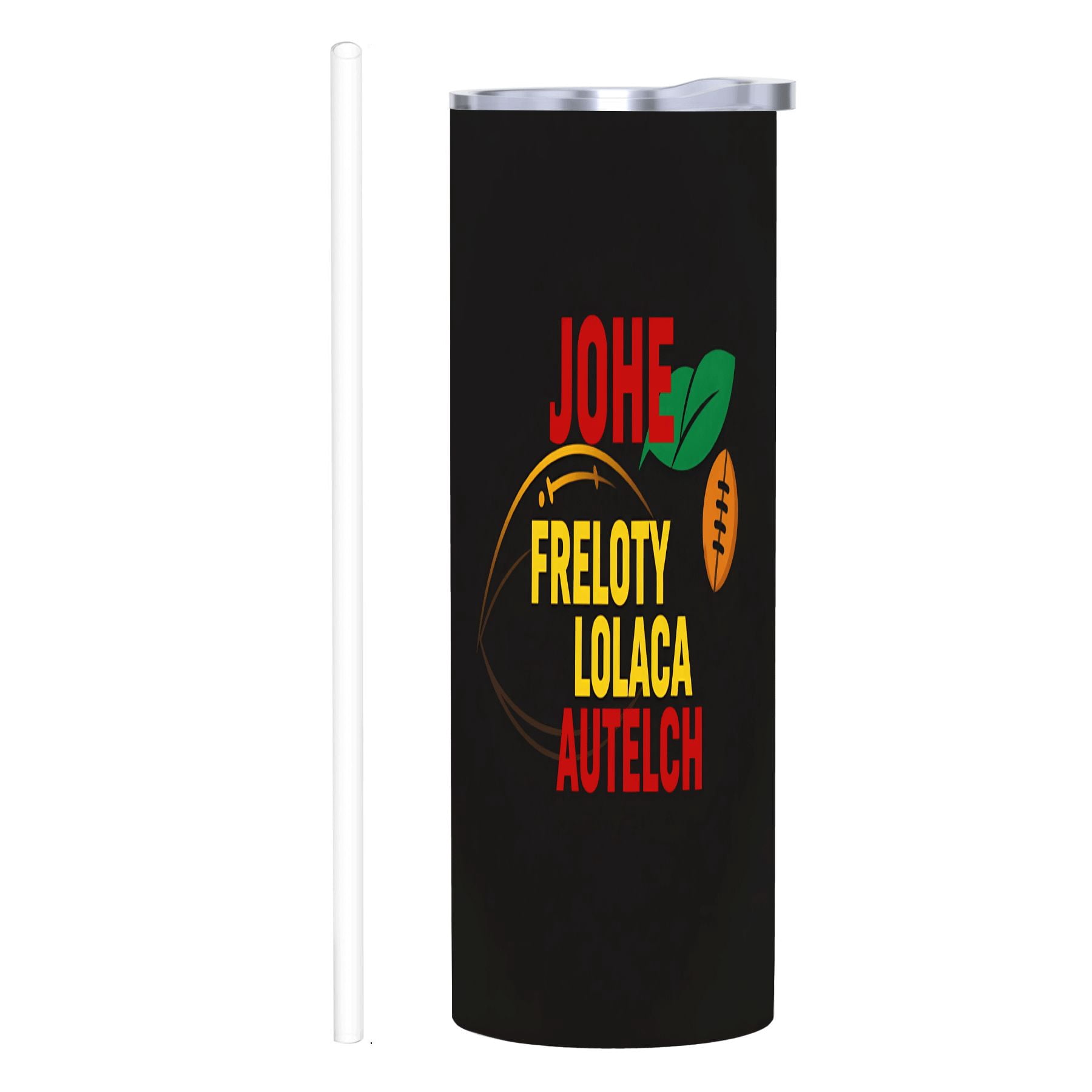 20 oz Stainless Steel Insulated Tumbler with Colorful ' JOHE FRELOTY ...