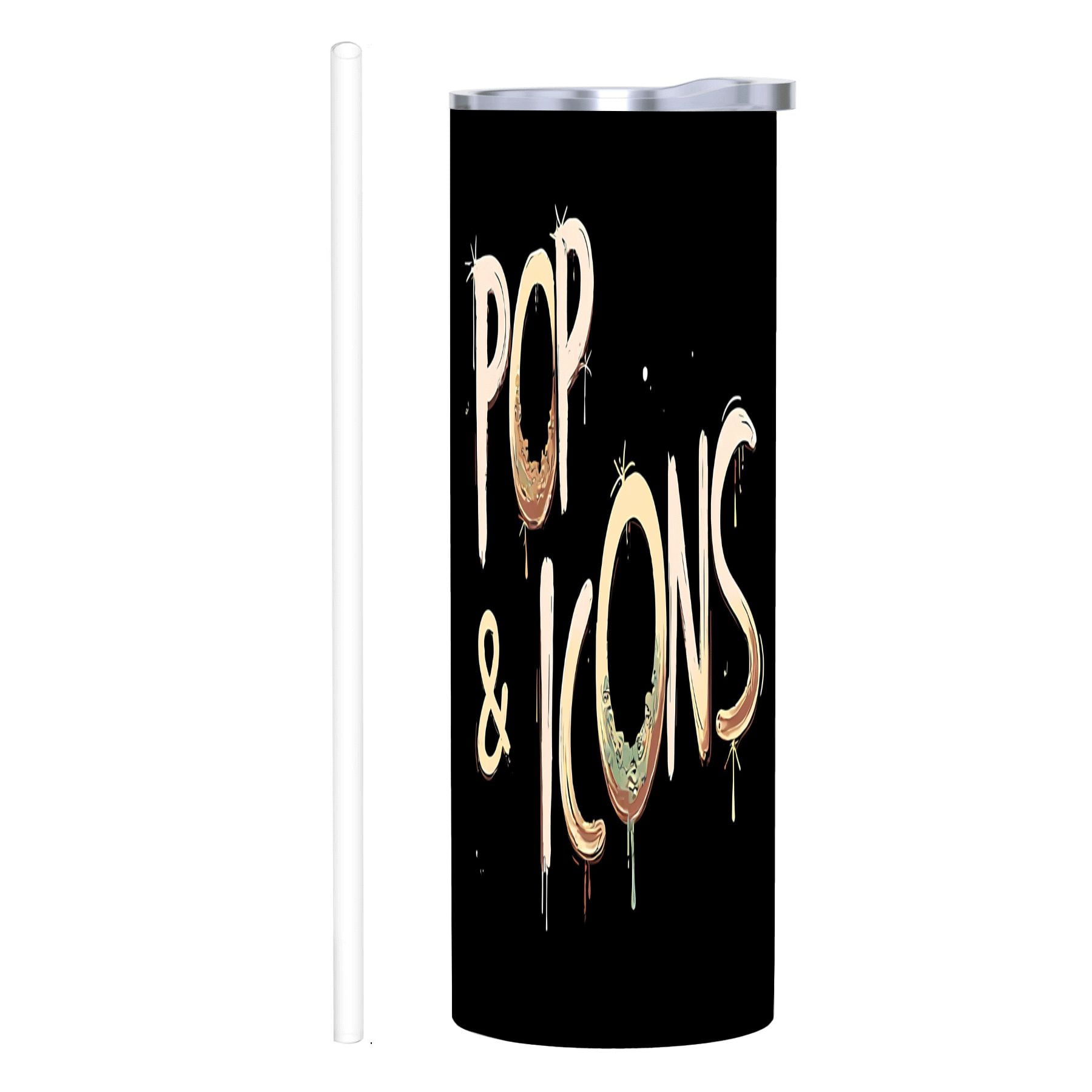 20 oz Stainless Steel Insulated Tumbler with Dripping ' POP ' Design ...