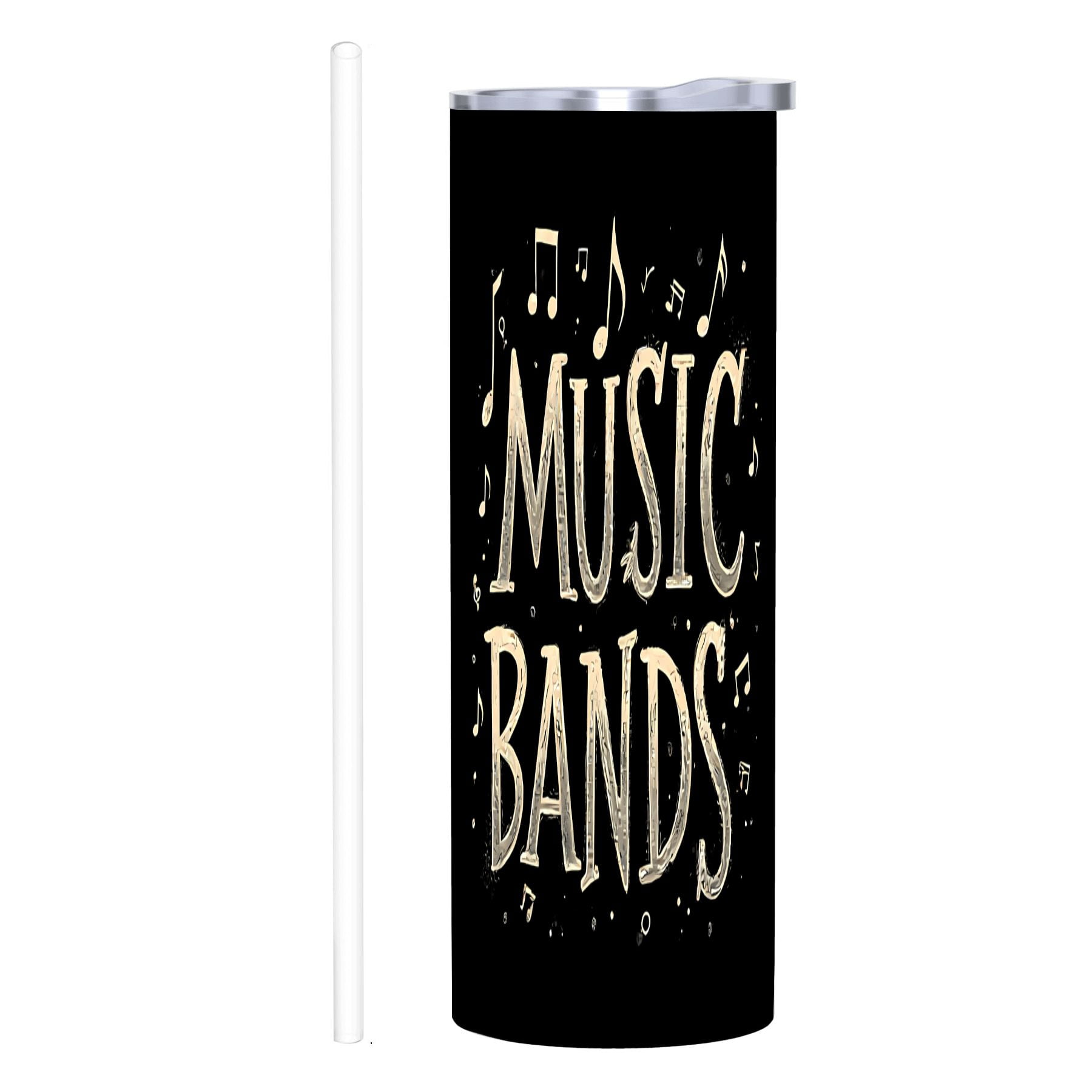20 oz Stainless Steel Insulated Tumbler with Lid & Straw - Festive ...