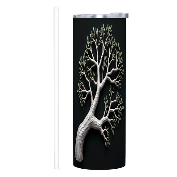 20 oz Stainless Steel Insulated Tumbler with Lids & Straw - Elegant ...