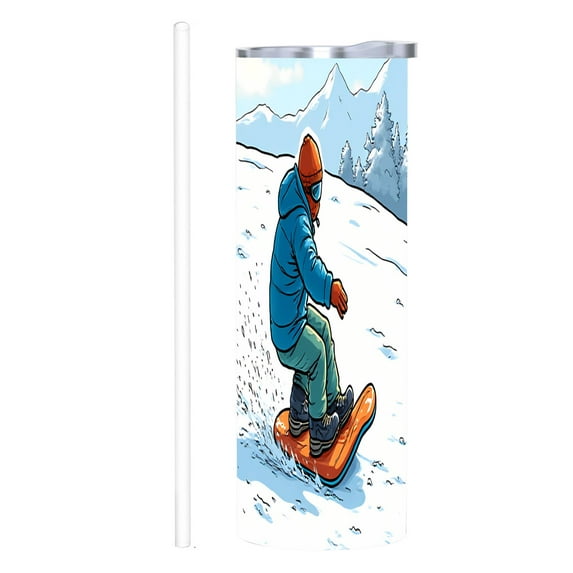 20 oz Stainless Steel Insulated Tumbler with Lids & Straw - Stylish ...