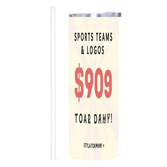 20 oz Stainless Steel Insulated Tumbler with Lids & Straw - Stylish ...