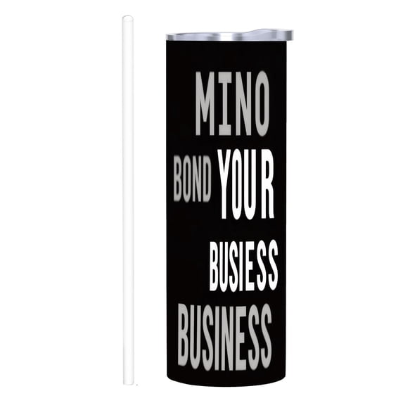 20 oz Stainless Steel Insulated Tumbler with Lids & Straw - Stylish ...