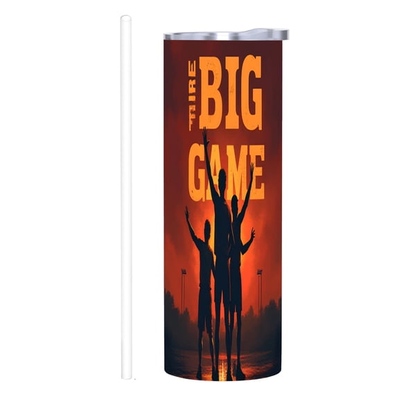 20 oz Stainless Steel Insulated Tumbler with Lids & Straw - Vibrant ...