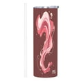 20 oz Stainless Steel Insulated Tumbler with Metallic Lid Swirling Pink ...