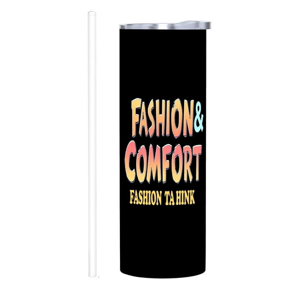 20 oz Stainless Steel Insulated Tumbler with Playful ' FASHION ...