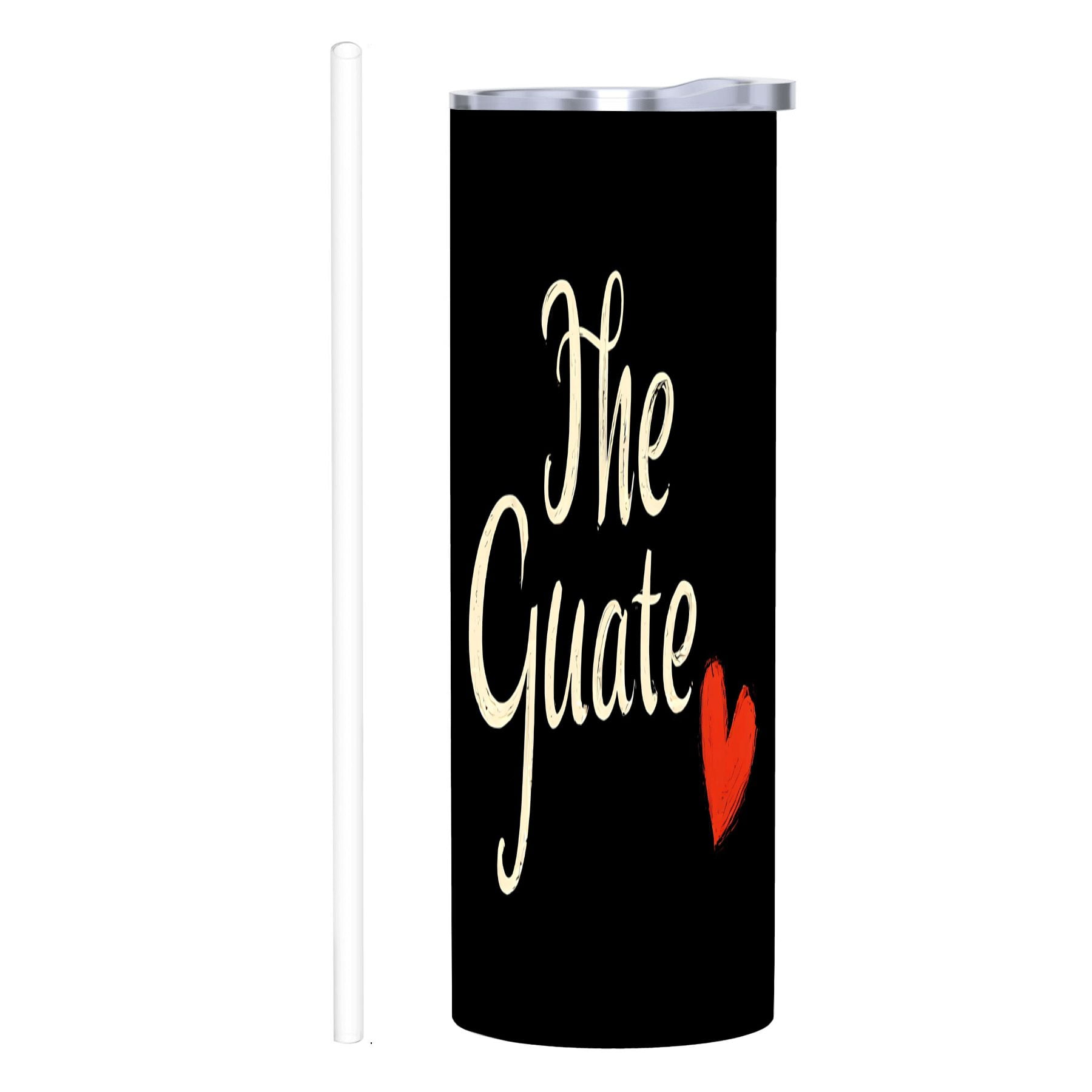 20 oz Stainless Steel Insulated Tumbler with Silver Lid Cursive ' The ...