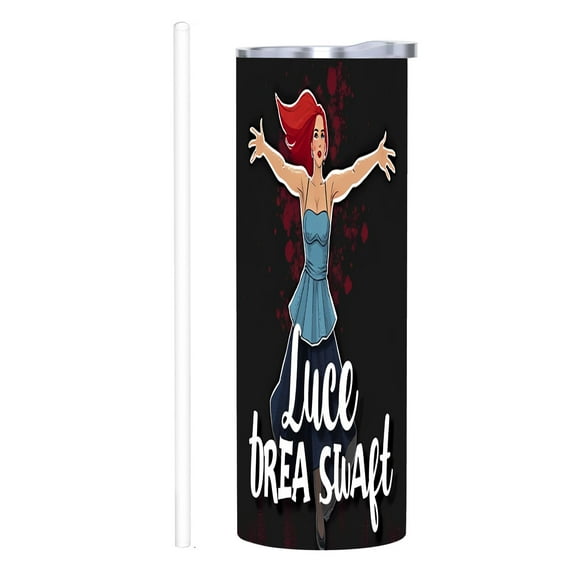 20 oz Stainless Steel Insulated Tumbler with Silver Lid Dynamic Red ...