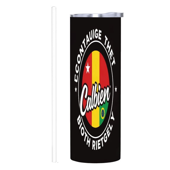 20 oz Stainless Steel Insulated Tumbler with Unique Red Yellow Green ...