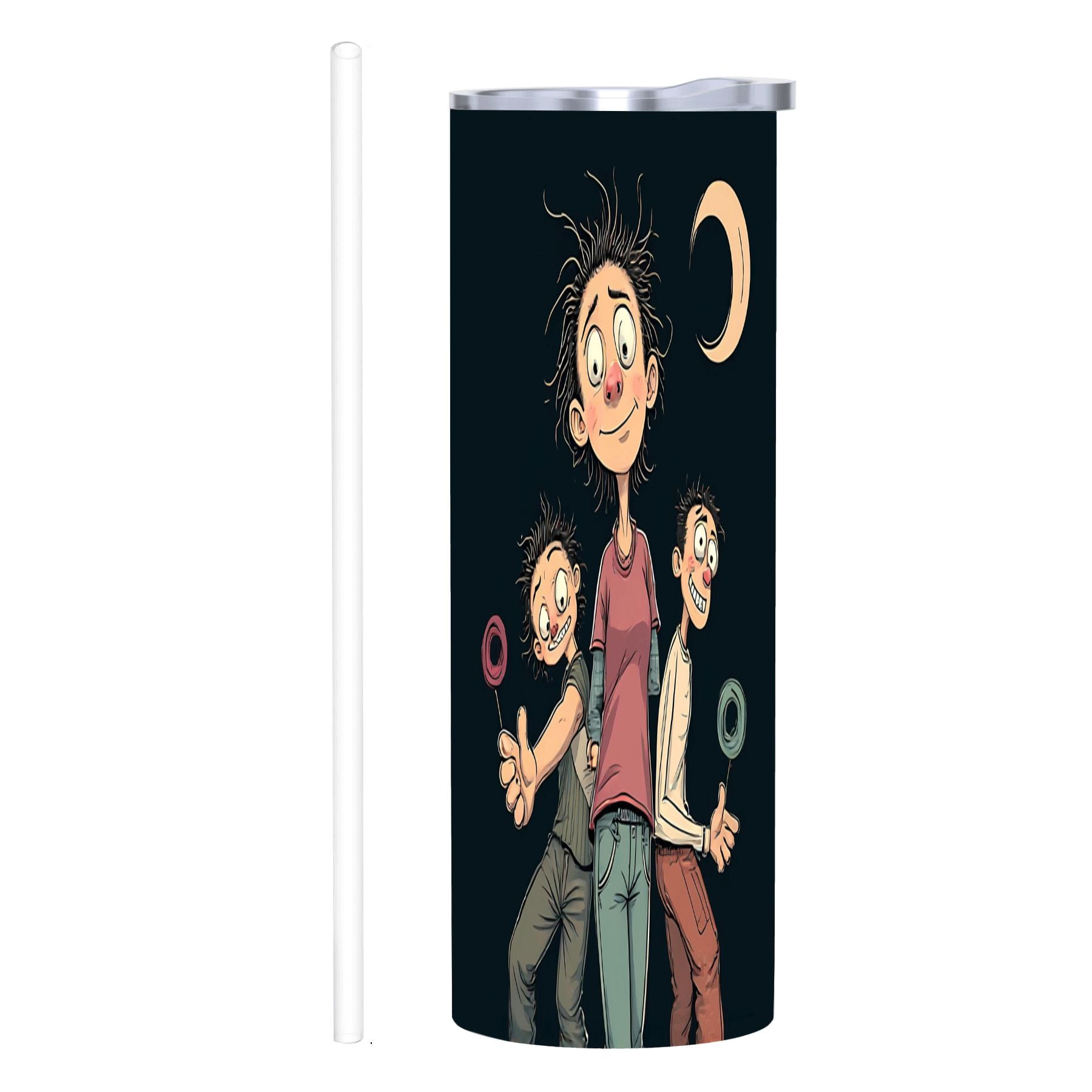 20 oz Stainless Steel Insulated Tumblers - Fun Cartoon Characters ...