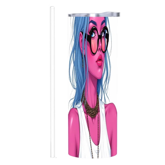 20 oz Stainless Steel Insulated Tumblers - Stylish Cartoon Design with ...