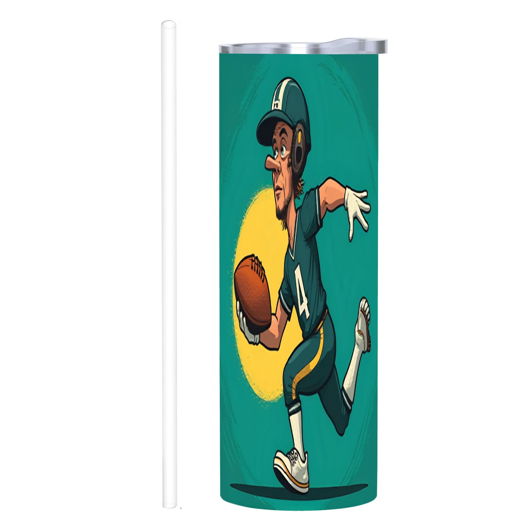 20 oz Stainless Steel Insulated Tumblers - Stylish Gradient Teal ...