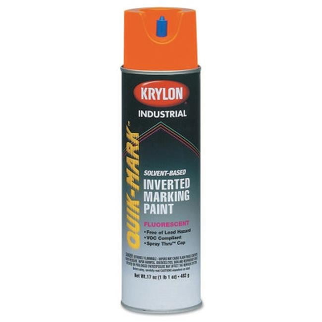 20 oz Upside Down Inverted Marking Paint, Fluorescent Red & Orange ...