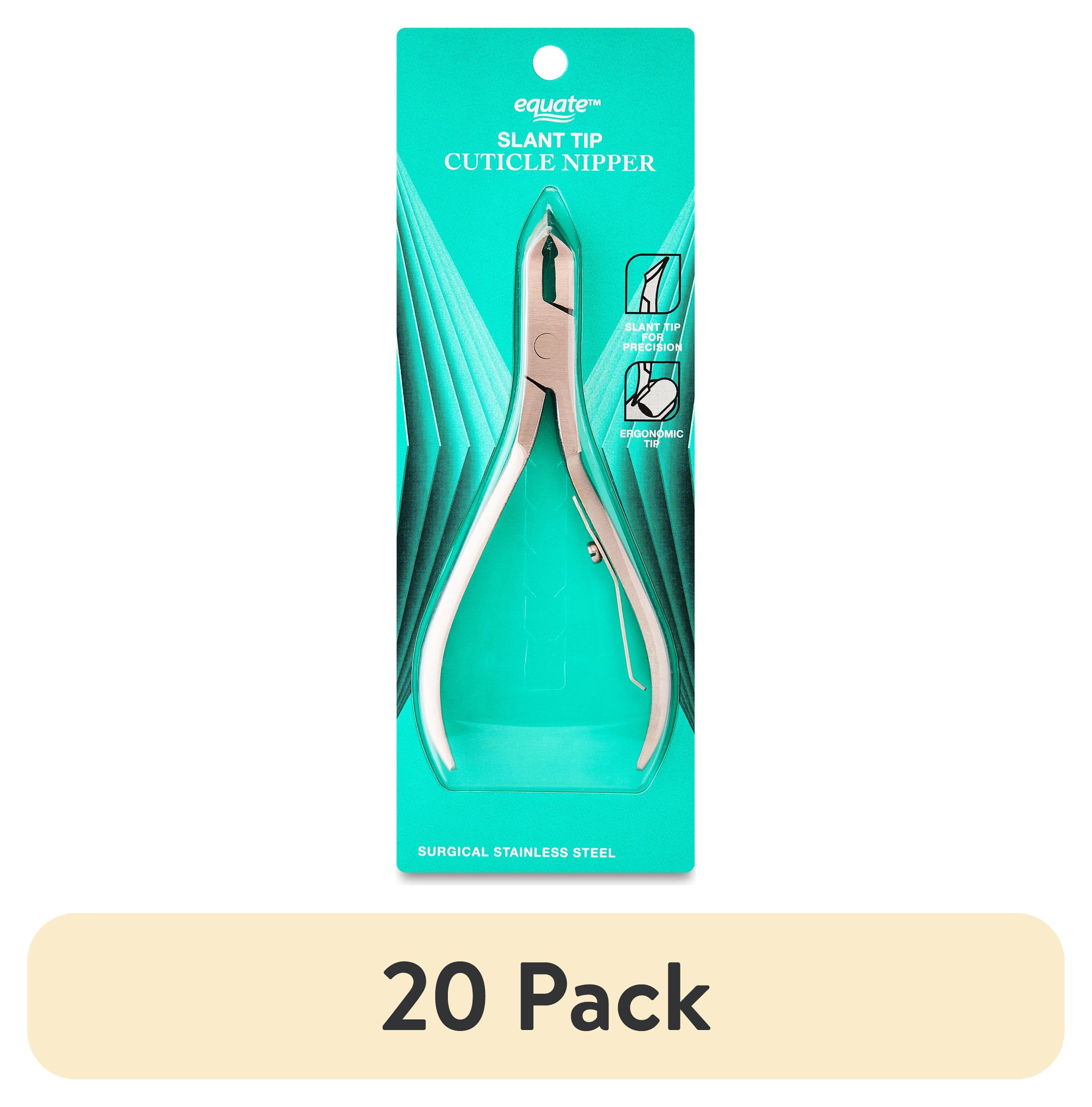 (20 pack) Equate Slant-Tip Cuticle Nipper Stainless Steel, 1 Count ...