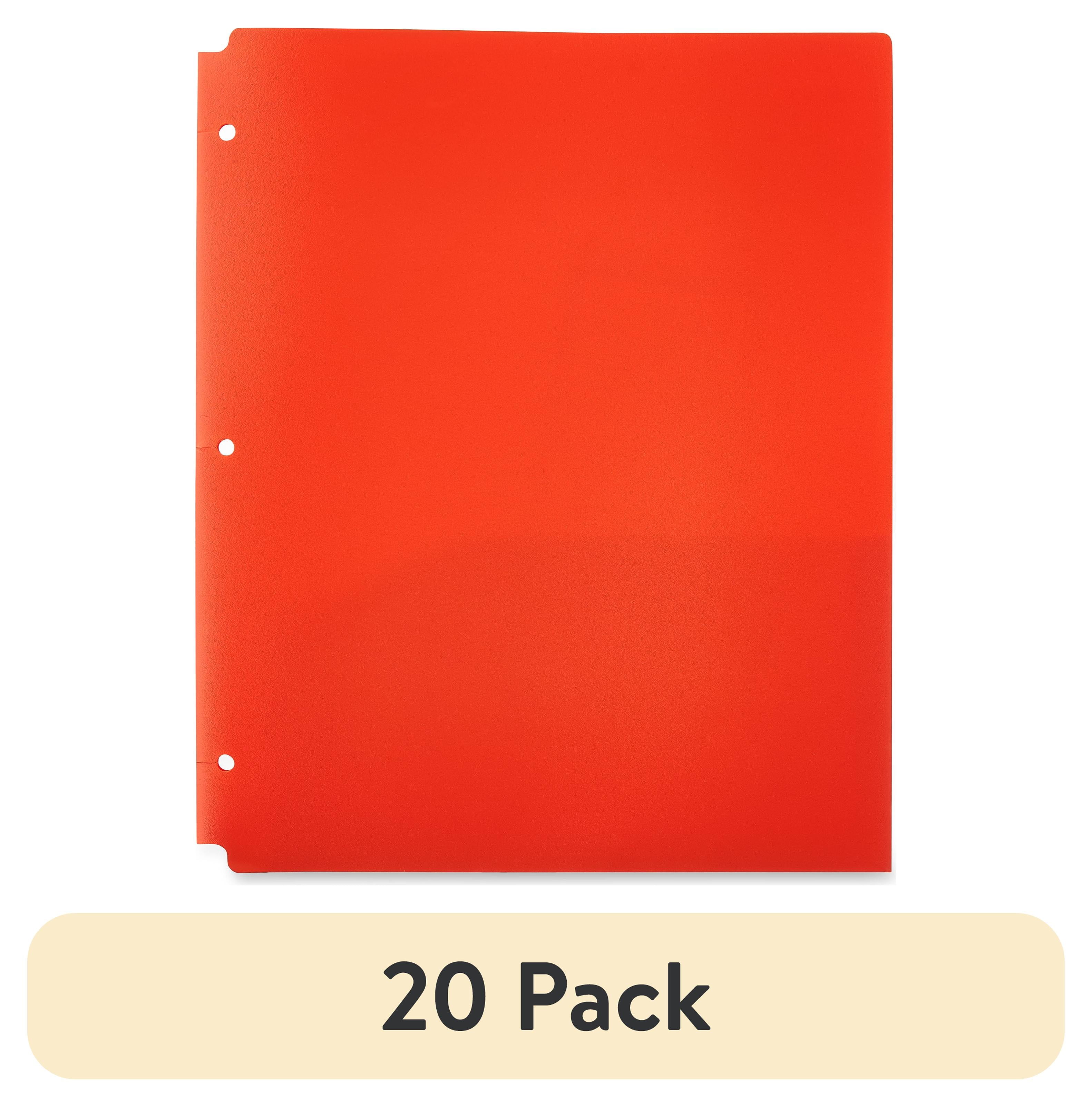 (20 pack) Pen+Gear 2-Pocket Poly Folders, Orange, 9.4" x 11.4", 50 Pack ...