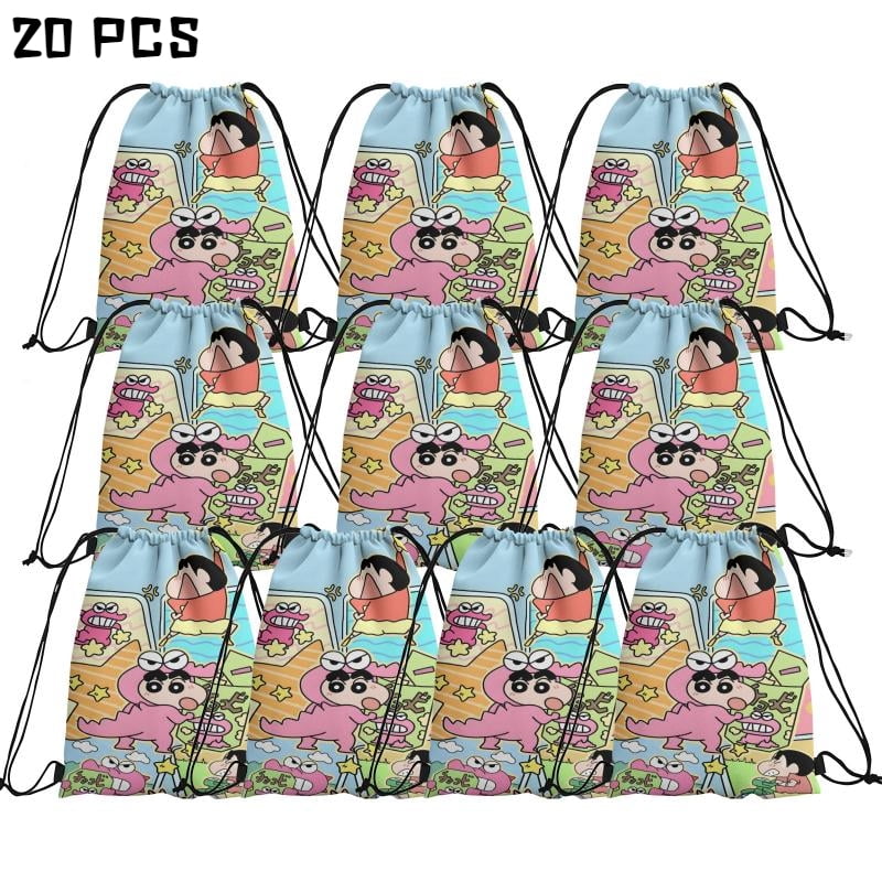 20 packs Crayon Shin-chan Cartoon candy drawstring bag drawstring ...