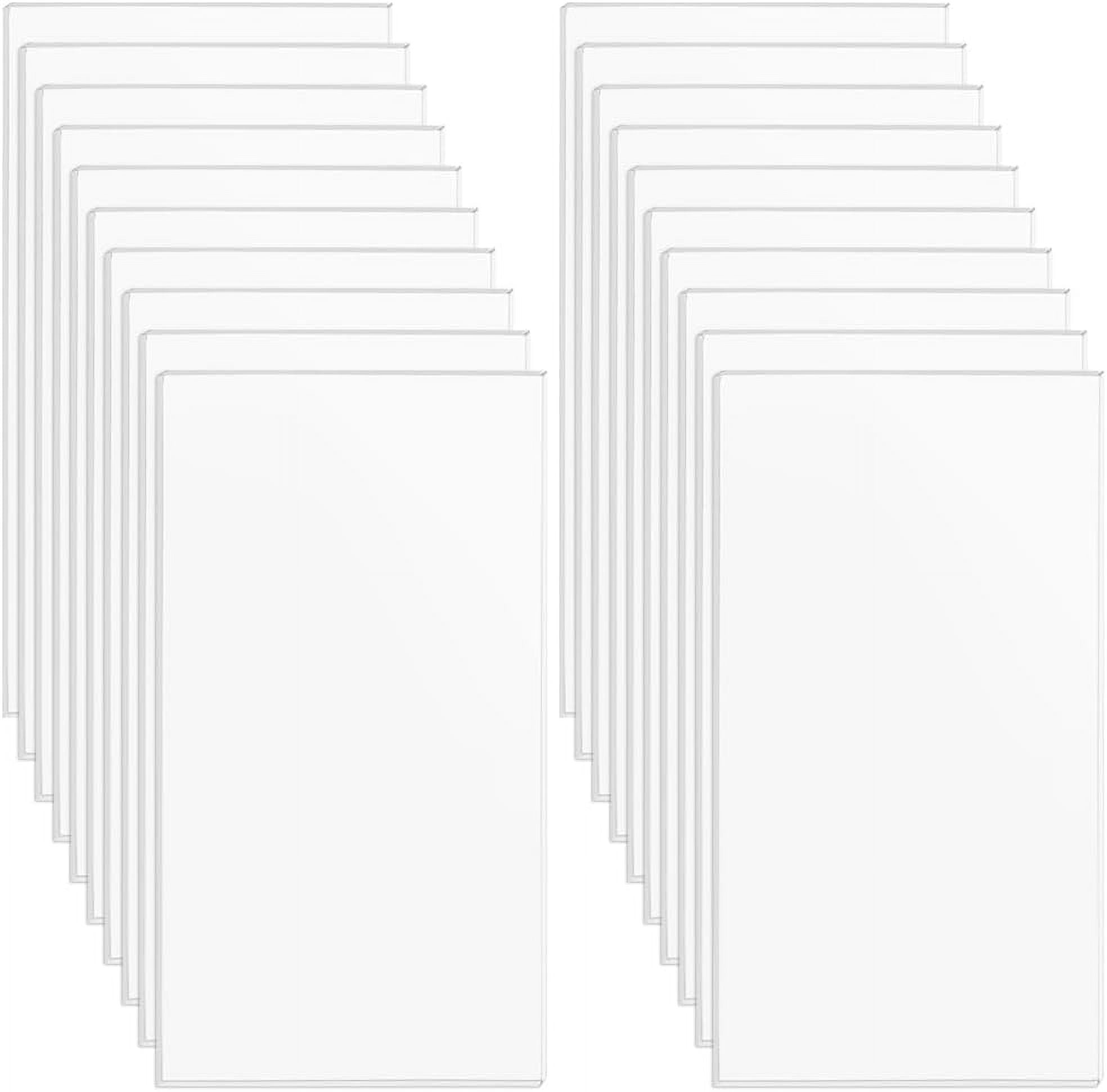 20 pc 20PCS 3.5x2 Inch Clear Acrylic Sheet Rectangle Cast Sheet for ...