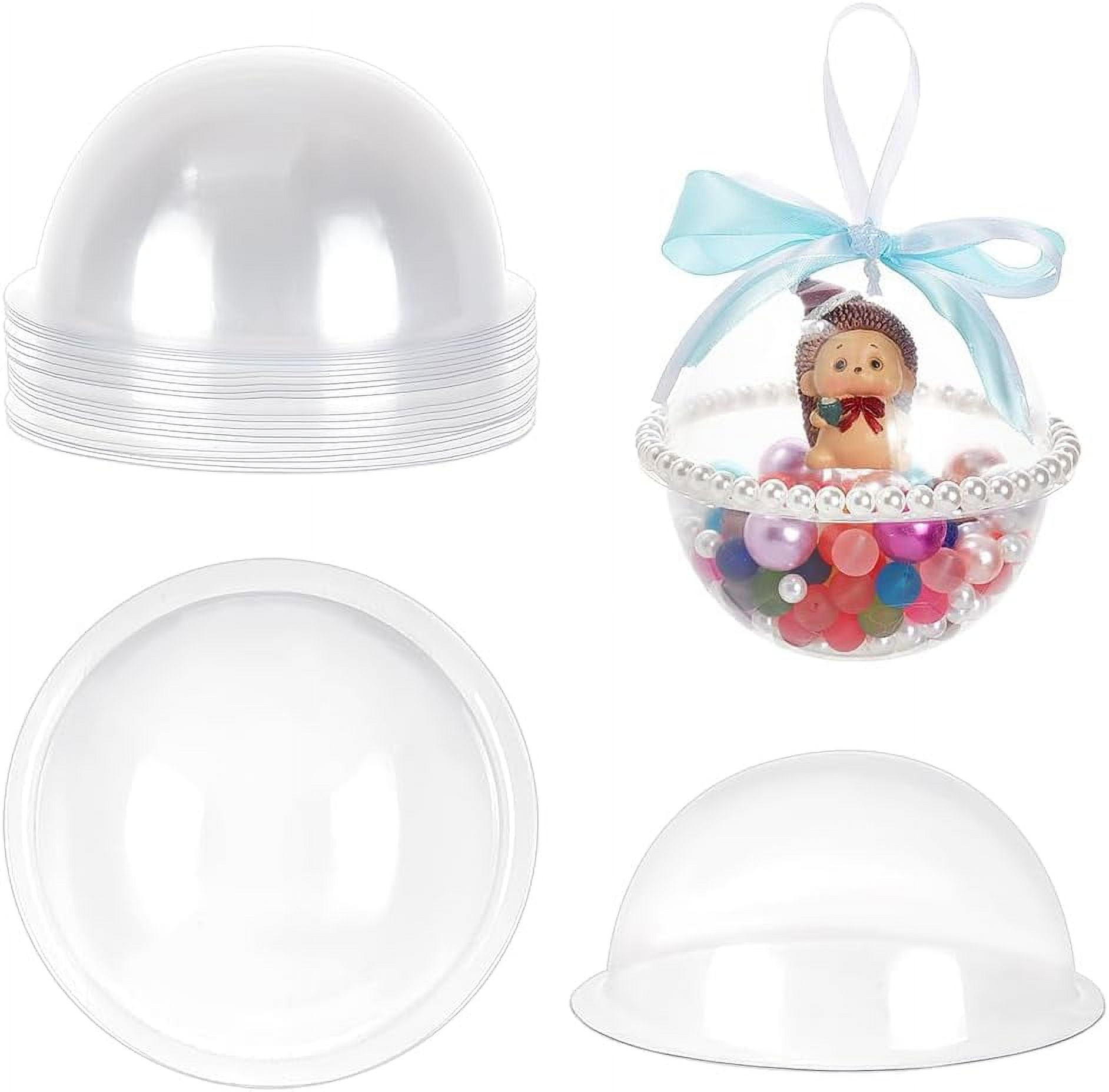 20 pc 20Pcs Clear Plastic Charcuterie Domes Mini Cupcake Container ...