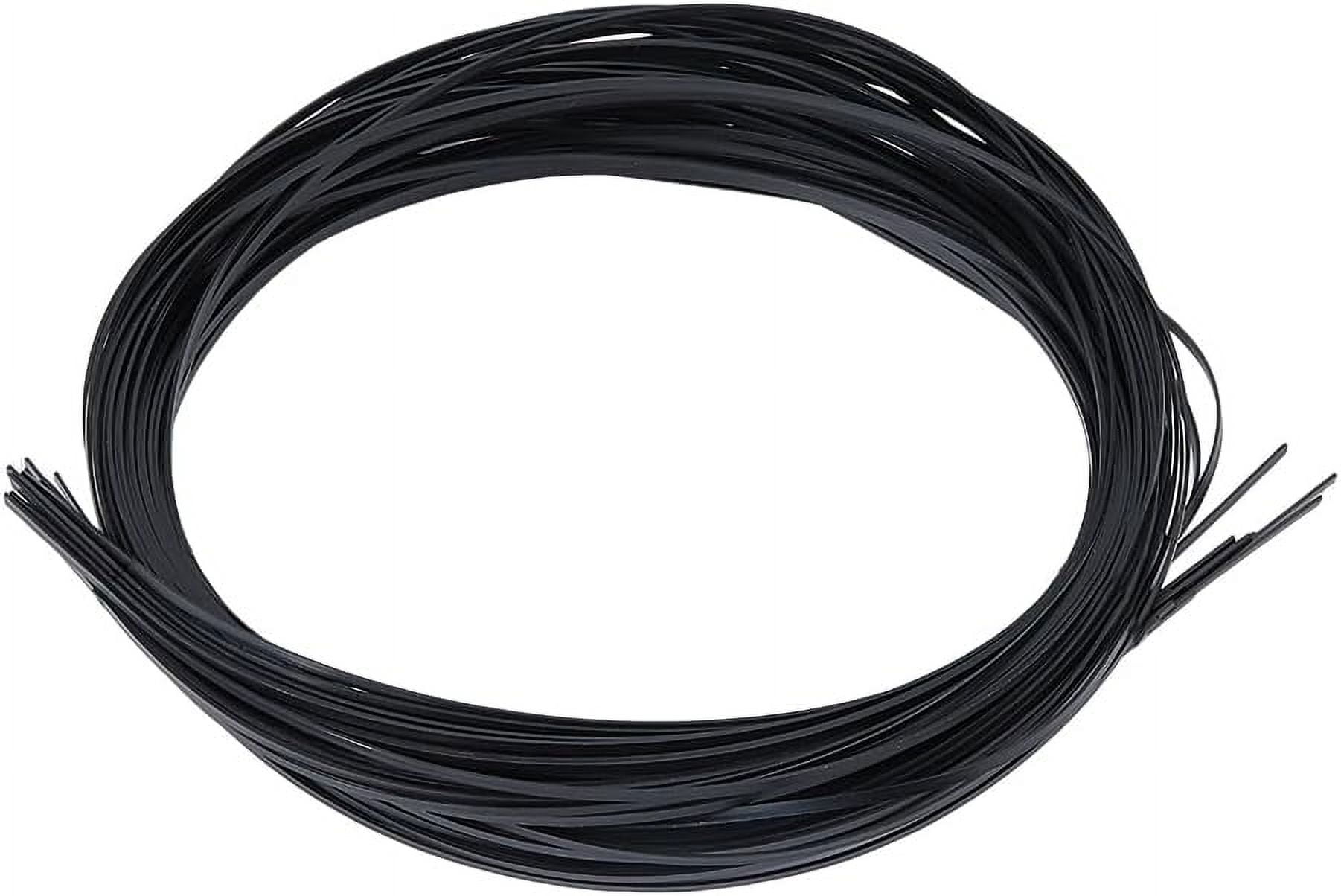 20 pc ABS Plastic Edge Elastic Band Black 2x0.8mm 1.7m/pc - Walmart.com