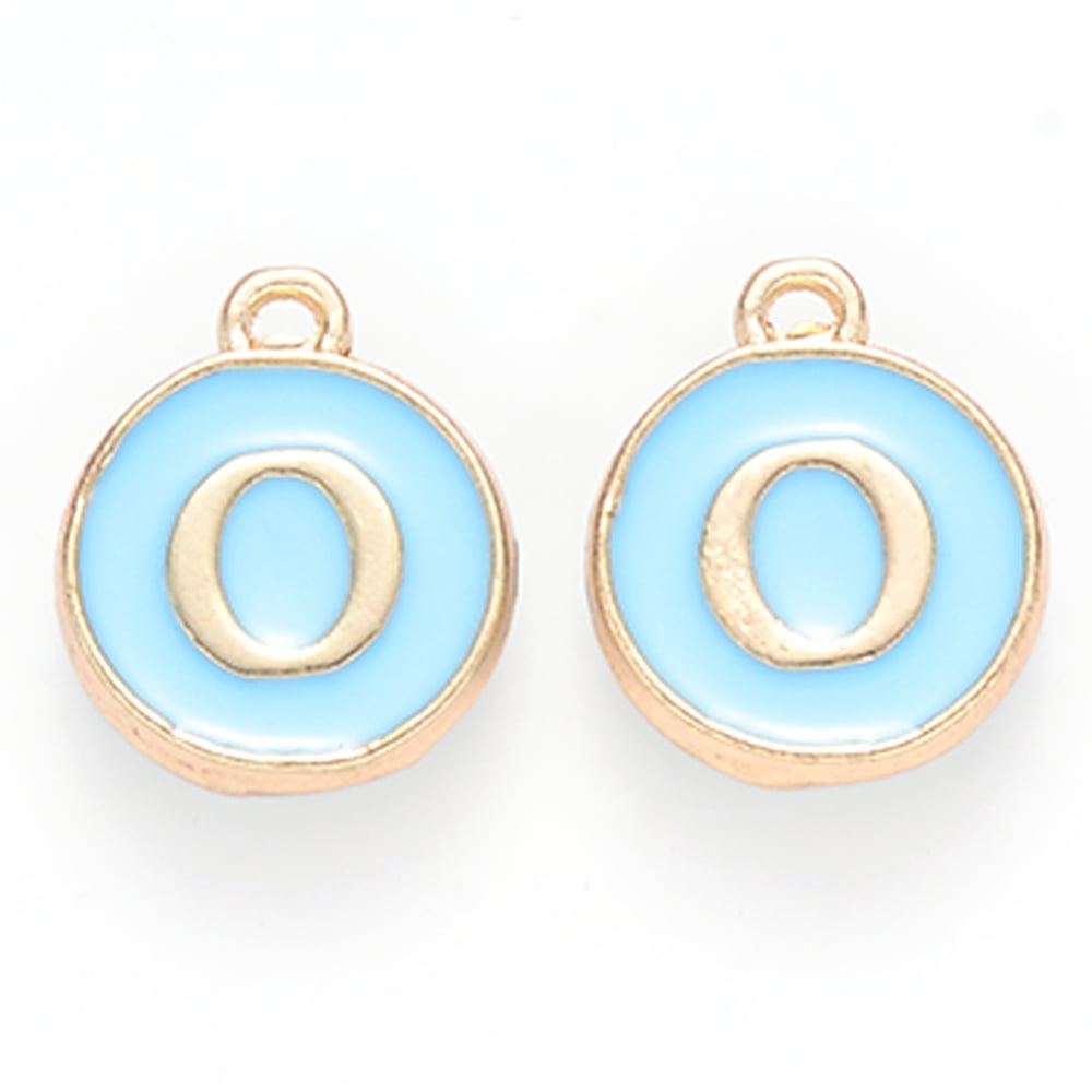 20 pc Golden Plated Alloy Enamel Charms Cadmium Free & Enamelled ...