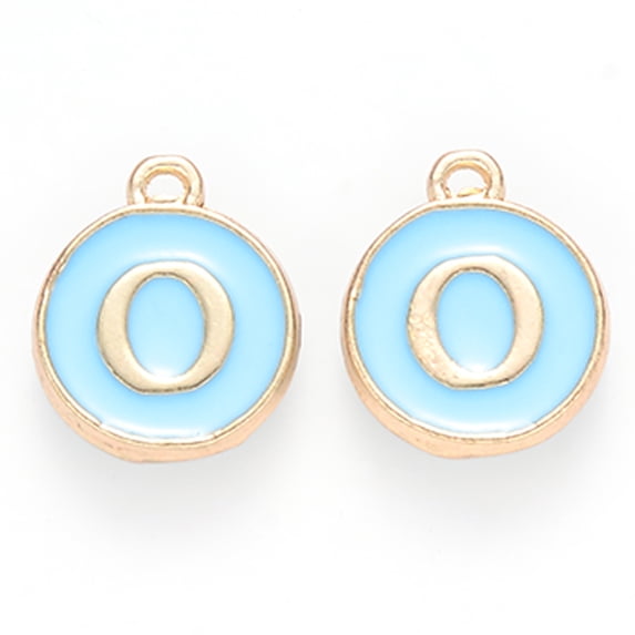 20 pc Golden Plated Alloy Enamel Charms Cadmium Free & Enamelled ...