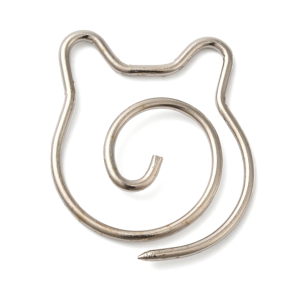 20 pc Non-Tarnish Stainless Steel Spiral Wire Knitting Needle Shawl Pin ...