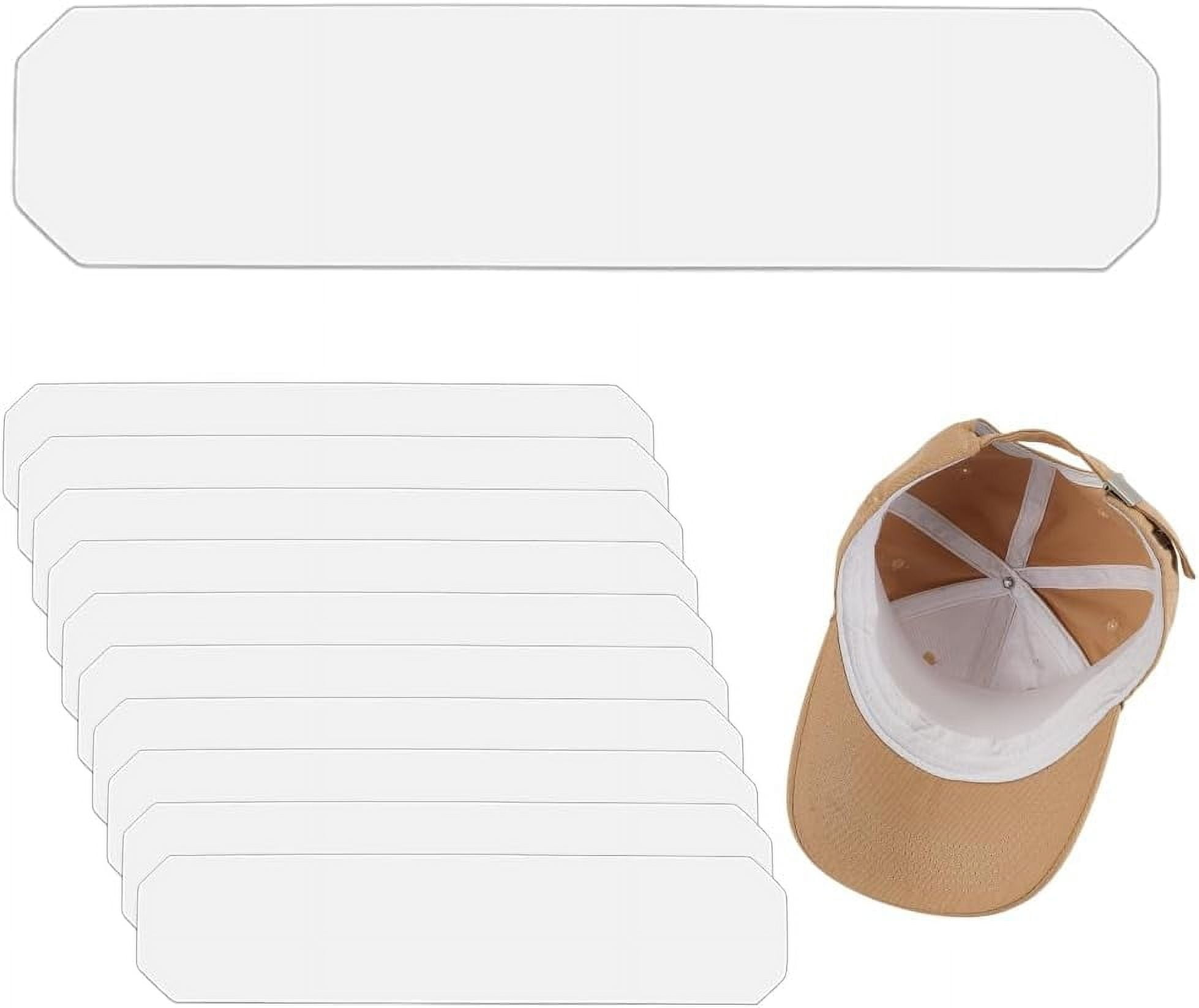 20 pc Paper Hat Shaper Insert for Baseball Caps Hat Support Brim ...