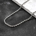 20 pc Resistant 304 Stainless Steel Rope Chain Necklaces with Lobster ...