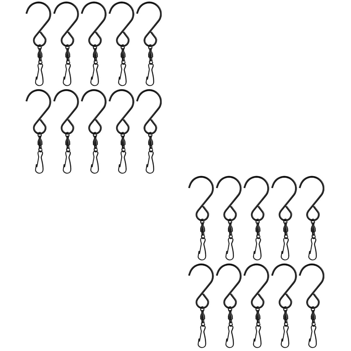 20 pcs 360° Swivel Clip Hanging Hooks for Hanging Wind Spinners Wind ...