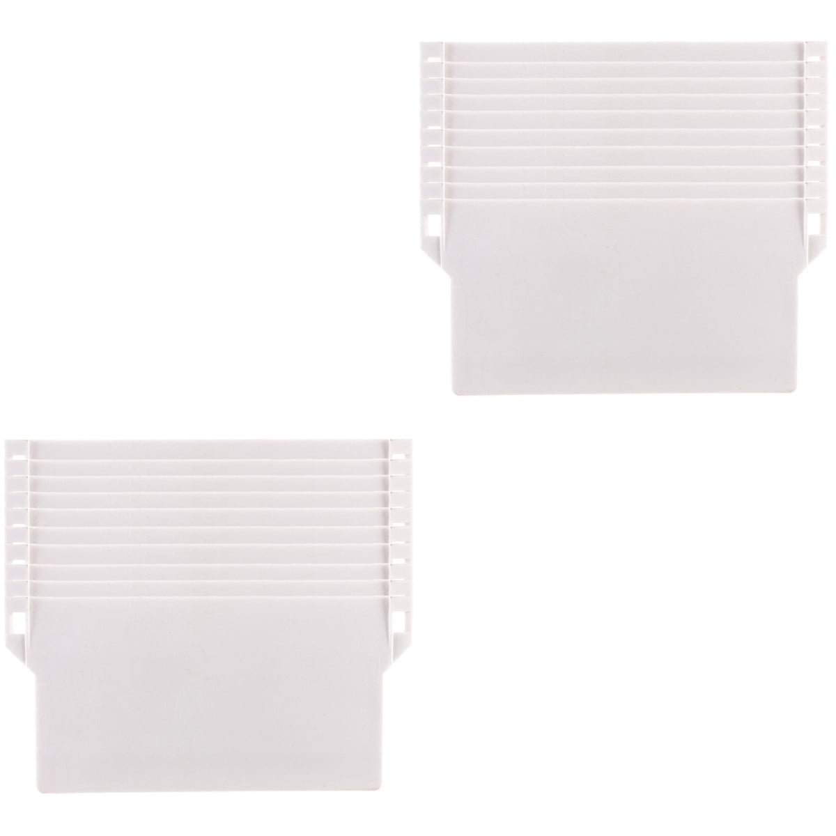 20 PC PVC Vertical Blind Fittings White Bottom Weights Slats Roller ...