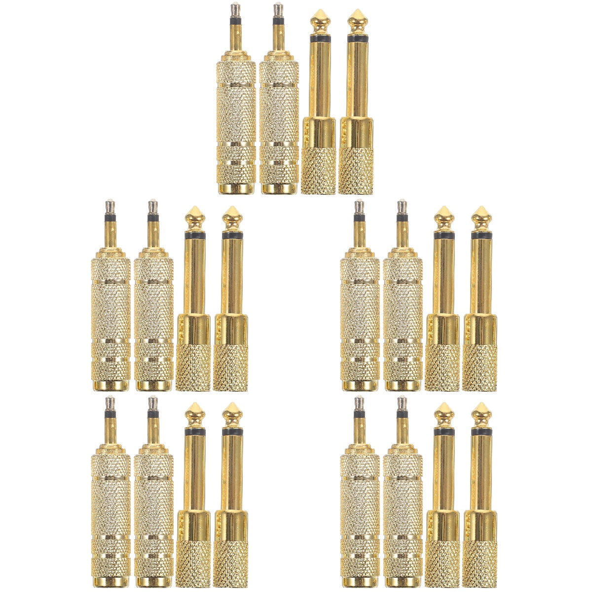 20 pcs Audio Stereo Plugs Replacement Headphone Adapters Audio Adapters ...