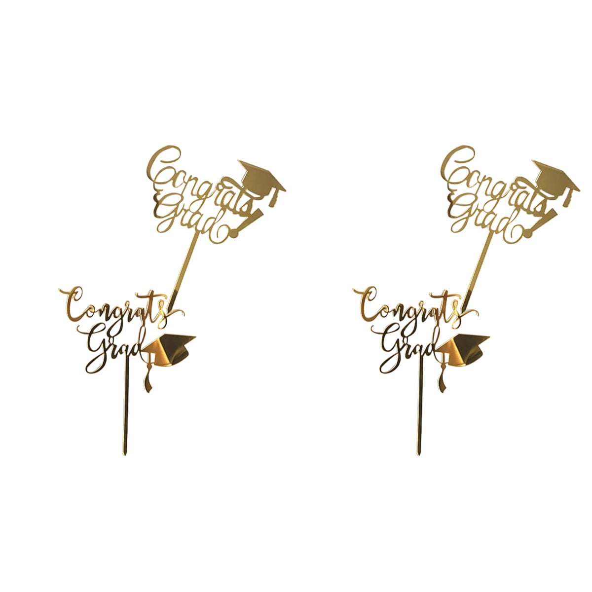 20 pcs Cake Toppers Graduation Cake Picks Cake Insert Doctoral Cake ...