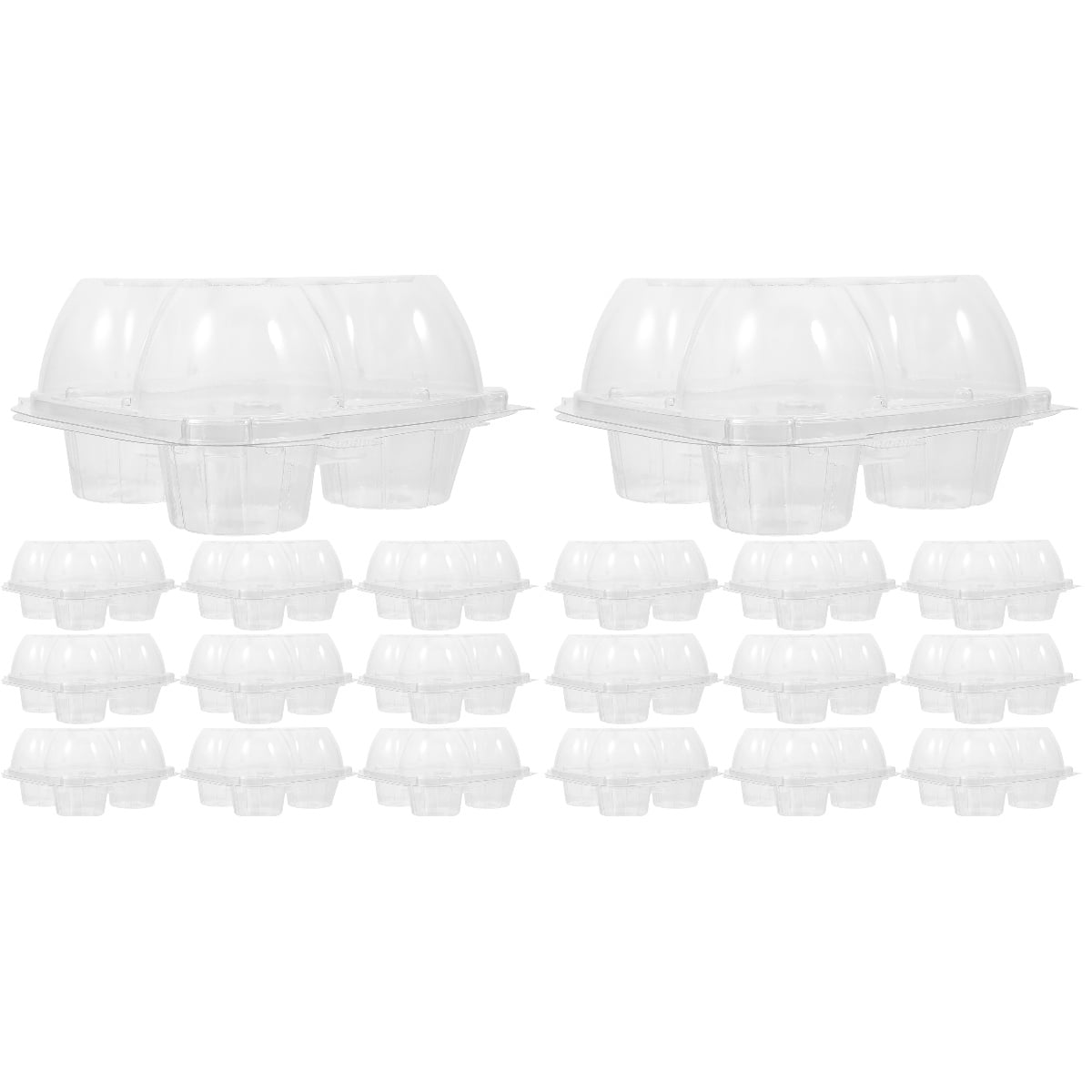 Eease 20 pcs Clear Cake Boxes Cake Mousse Packaging Storage Display ...